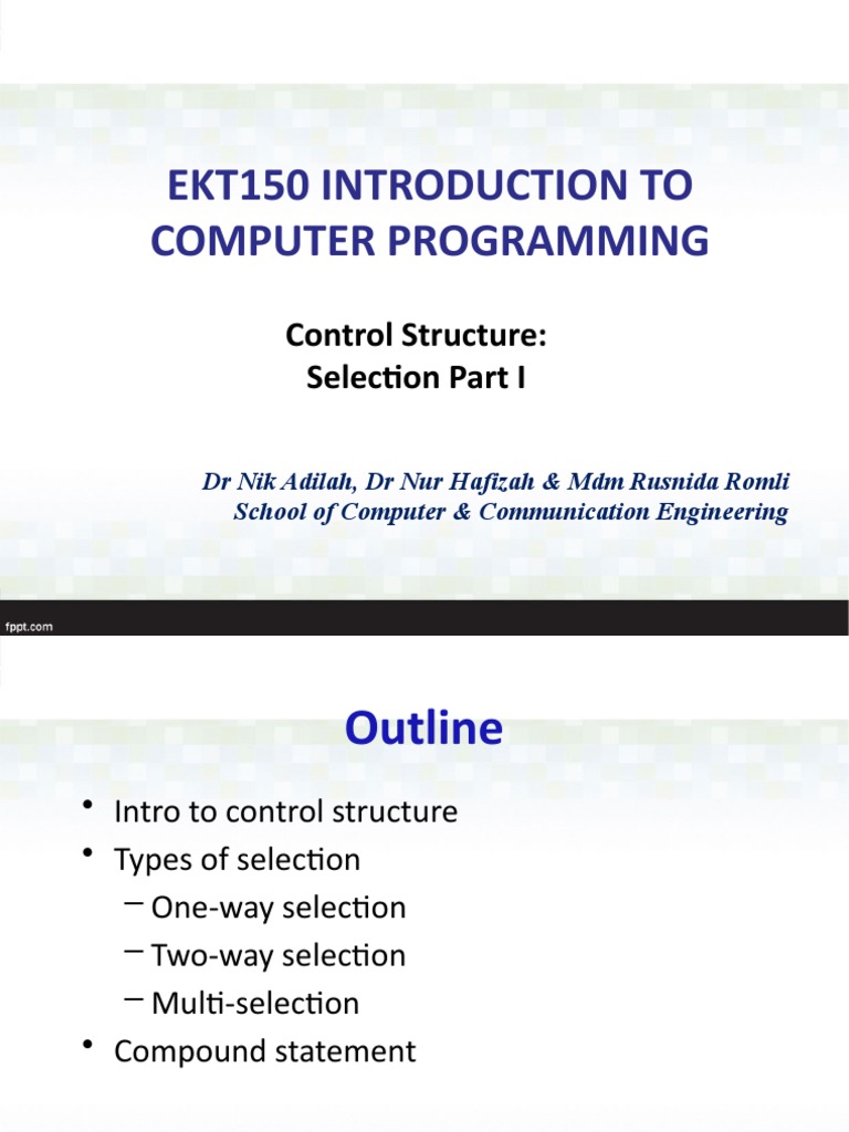 03 - Selection Part 1 | PDF | Software Development | Software Engineering