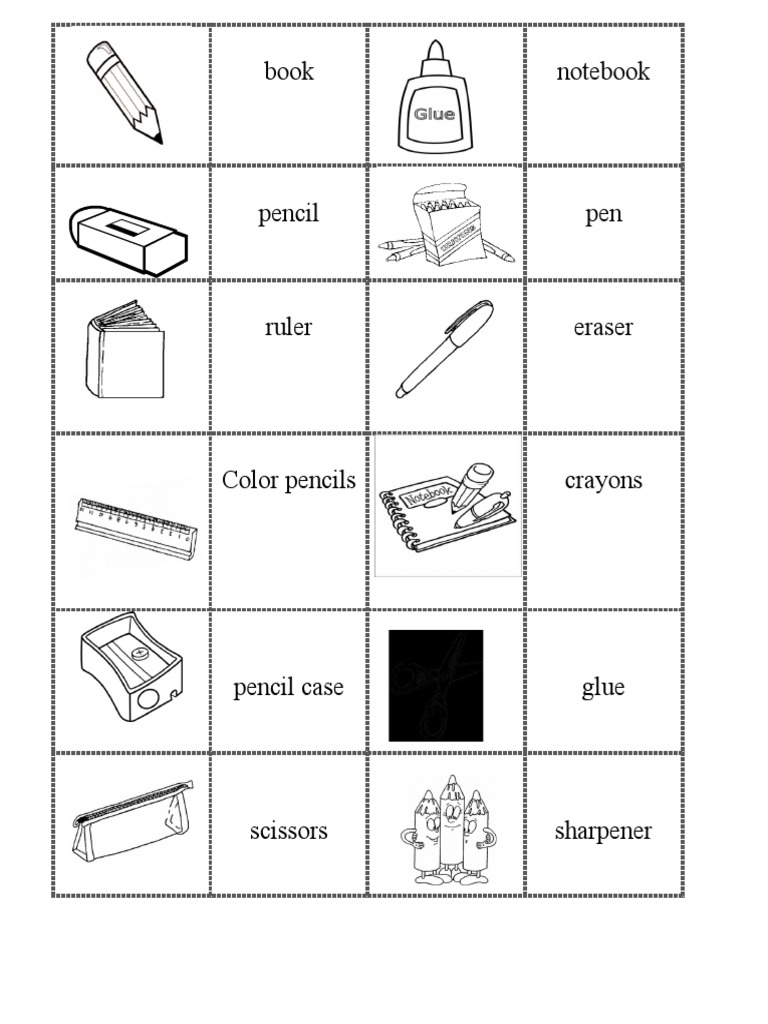 School Supplies Domino Games - 101809 | PDF | Home & Garden
