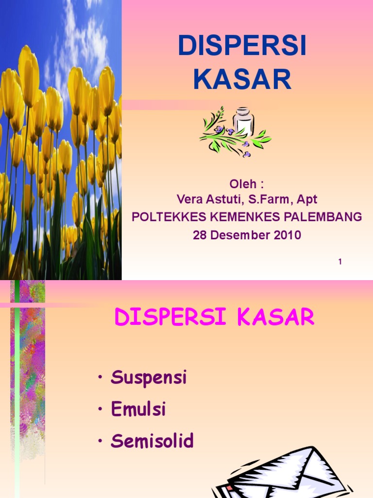 Dispersi Kasar | PDF