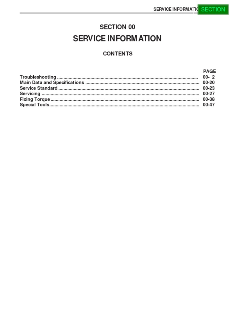 Troubleshooting Guide for Diesel Engine Service Issues | PDF ...