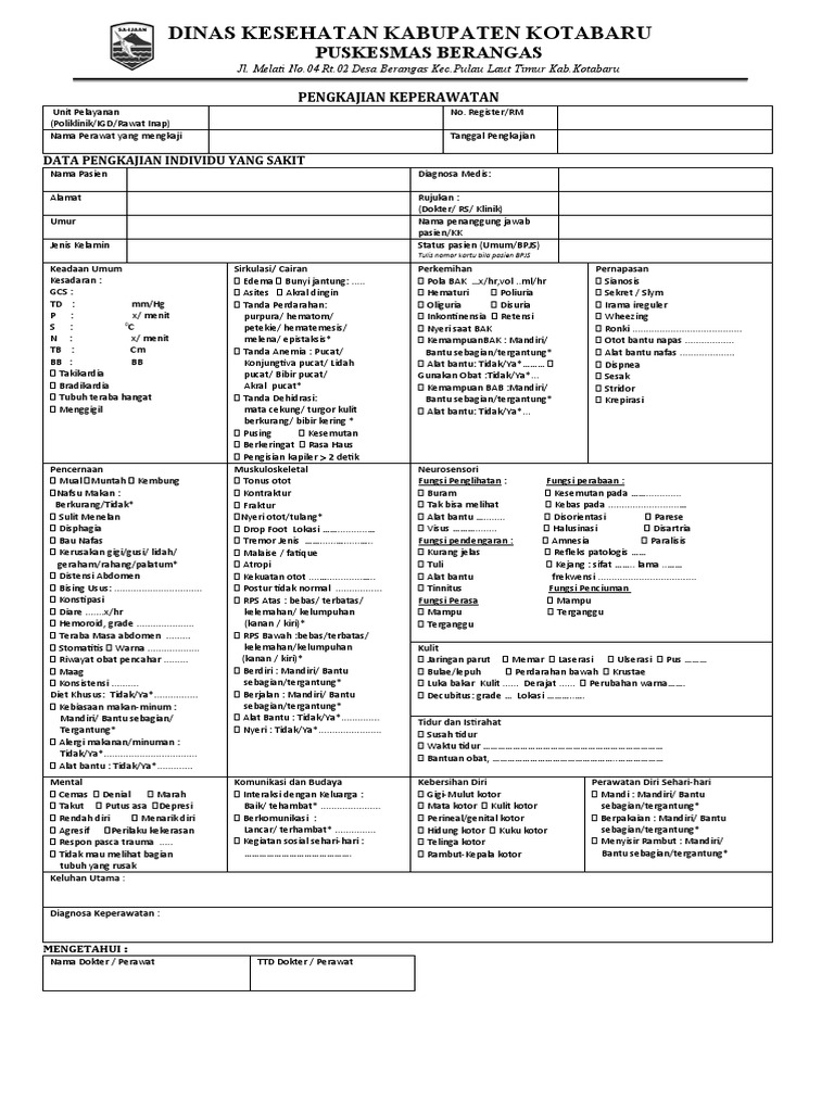 Pengkajian Individu | PDF