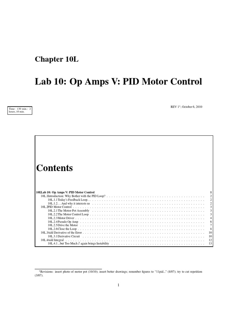 Lab Op5 Pid Oct10 | PDF | Operational Amplifier | Amplifier