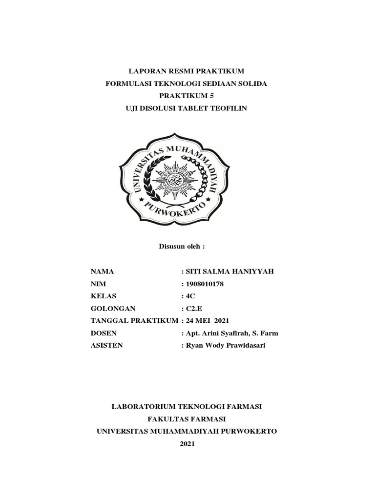 Lapres p5 1908010178 Siti Salma Haniyyah c2 e | PDF