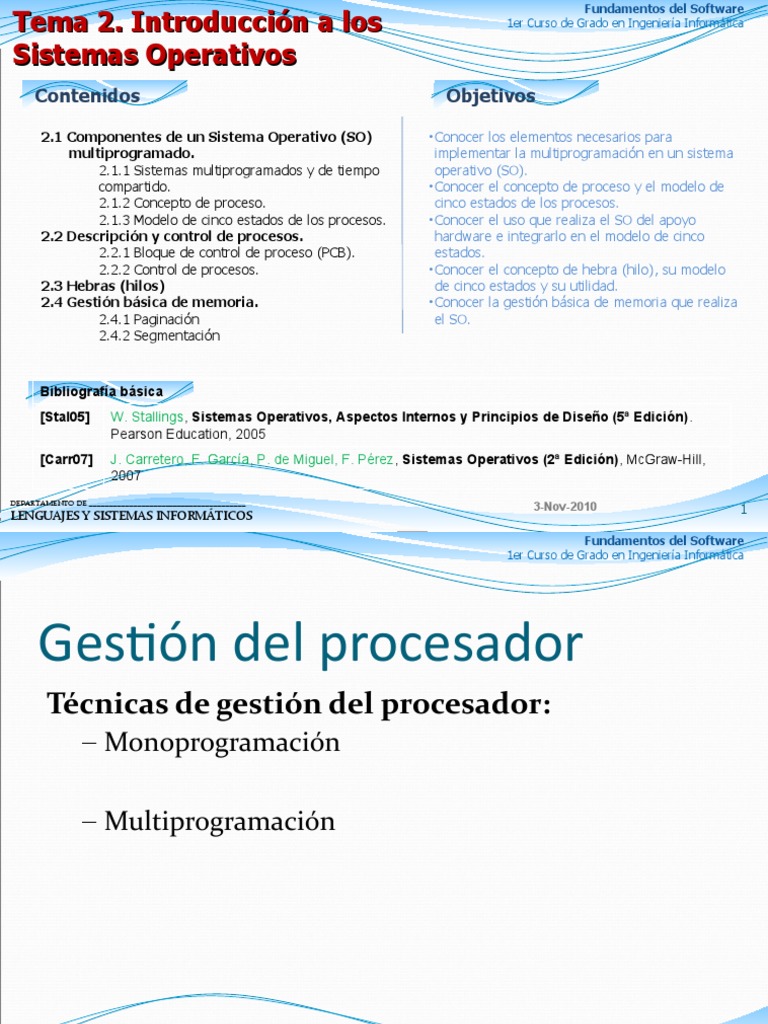 SO Multiprogramación | PDF | Sistema operativo | Proceso (Computación)