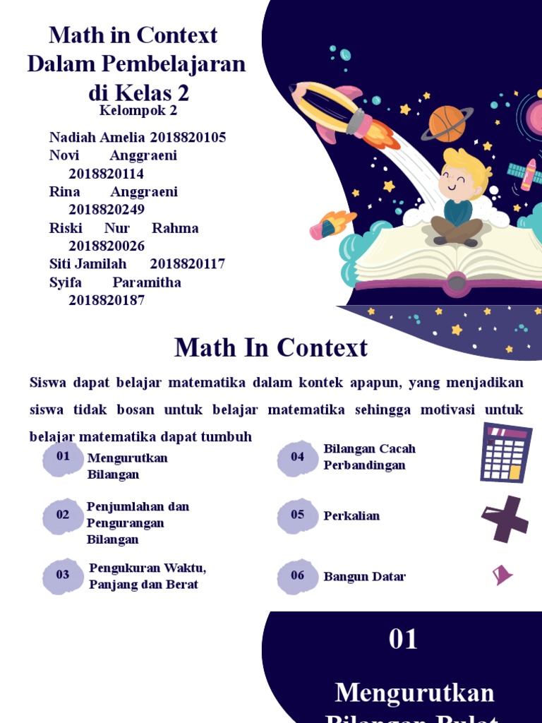 Kelompok 1 Math in Context Kelas 2 | PDF