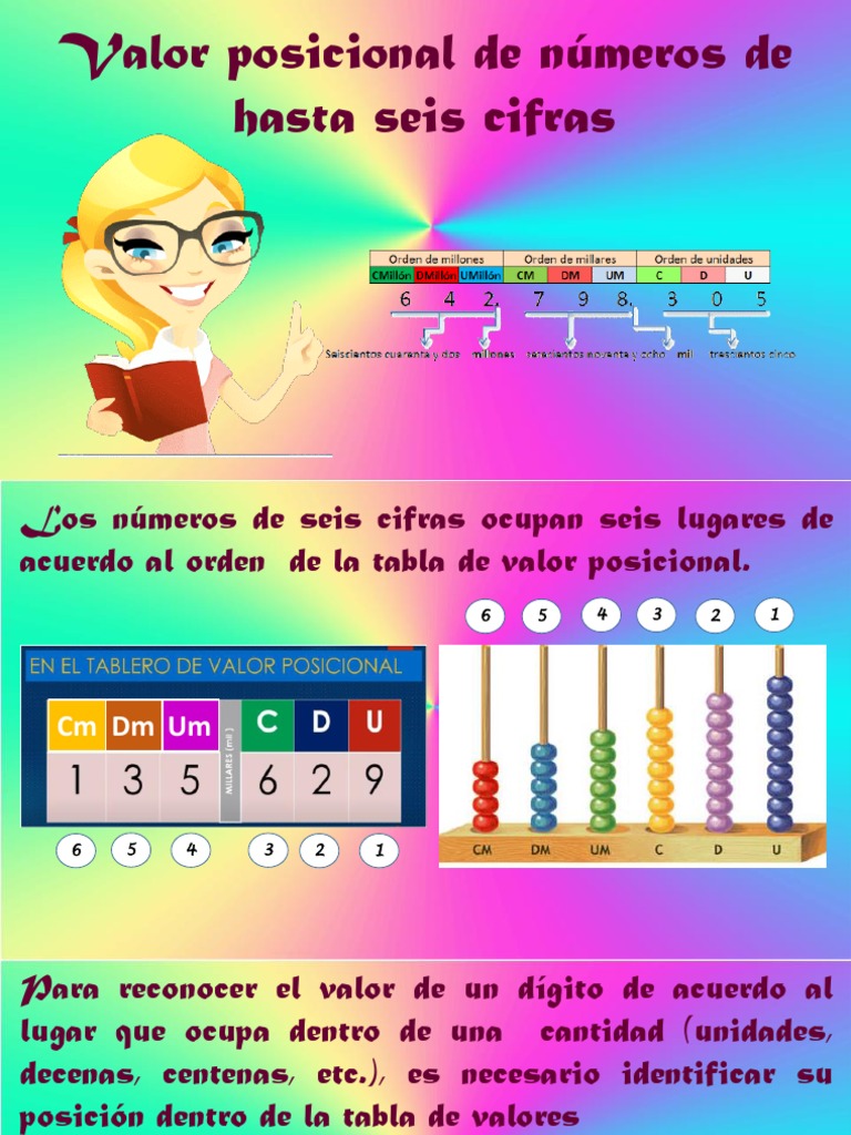 Valor posicional en números de 6 cifras | PDF
