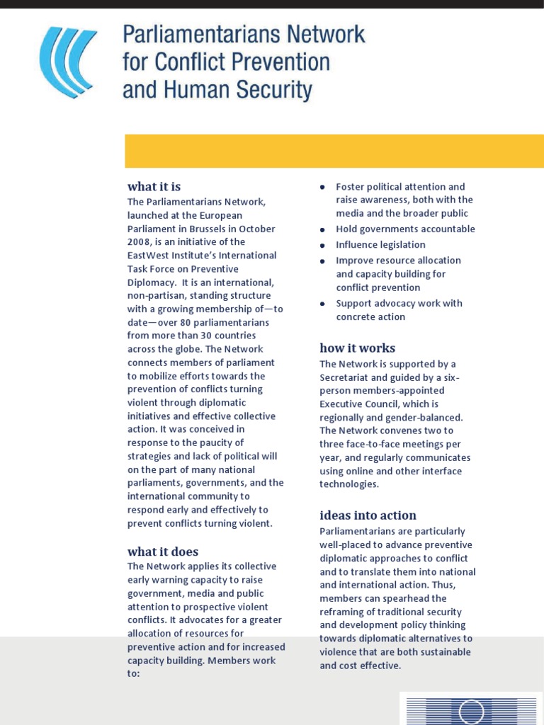 Facts&Figures - Parliamentarians Network | PDF | Violence ...