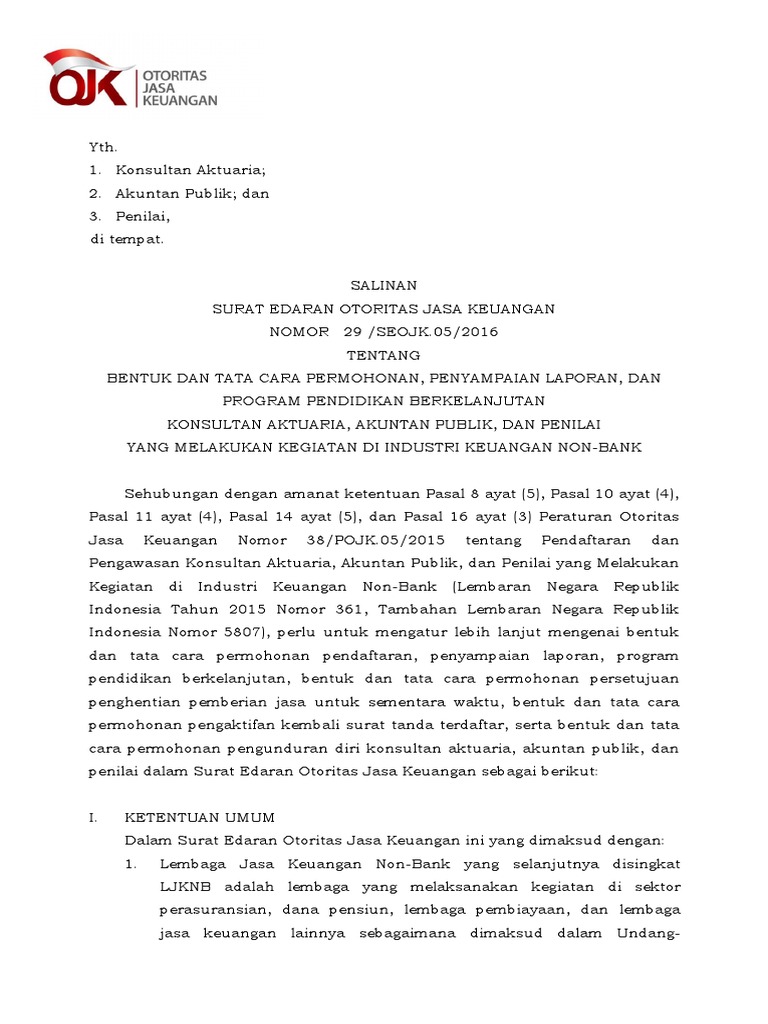 Se Ojk 29 | PDF