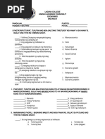 AP Grade 4 Quiz Quarter 2 | PDF