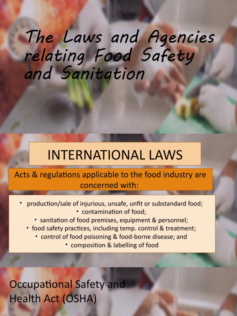 SANITATION CODE OF THE PHILIPPINES Chapter III of P.D 856 | PDF | Fat ...