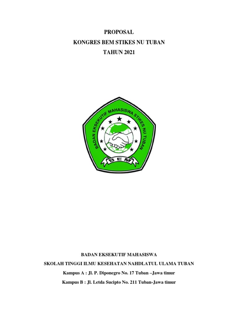 Proposal Kongres Bem | PDF