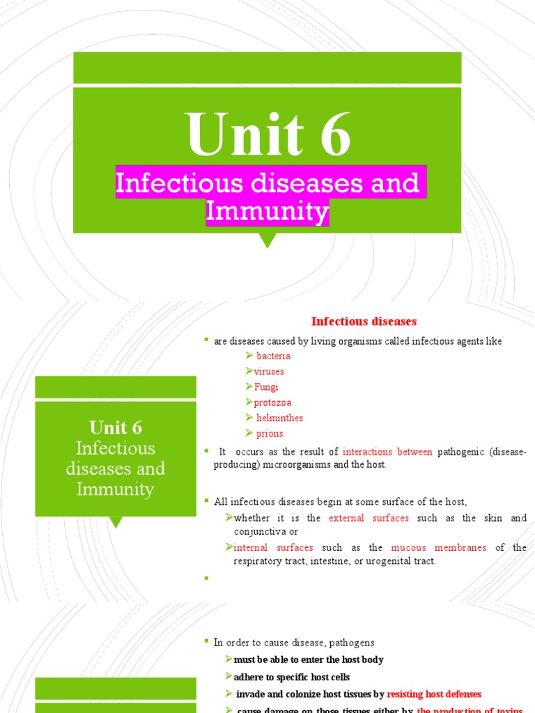 General Biology Unit 6 | PDF | Immune System | Adaptive Immune System