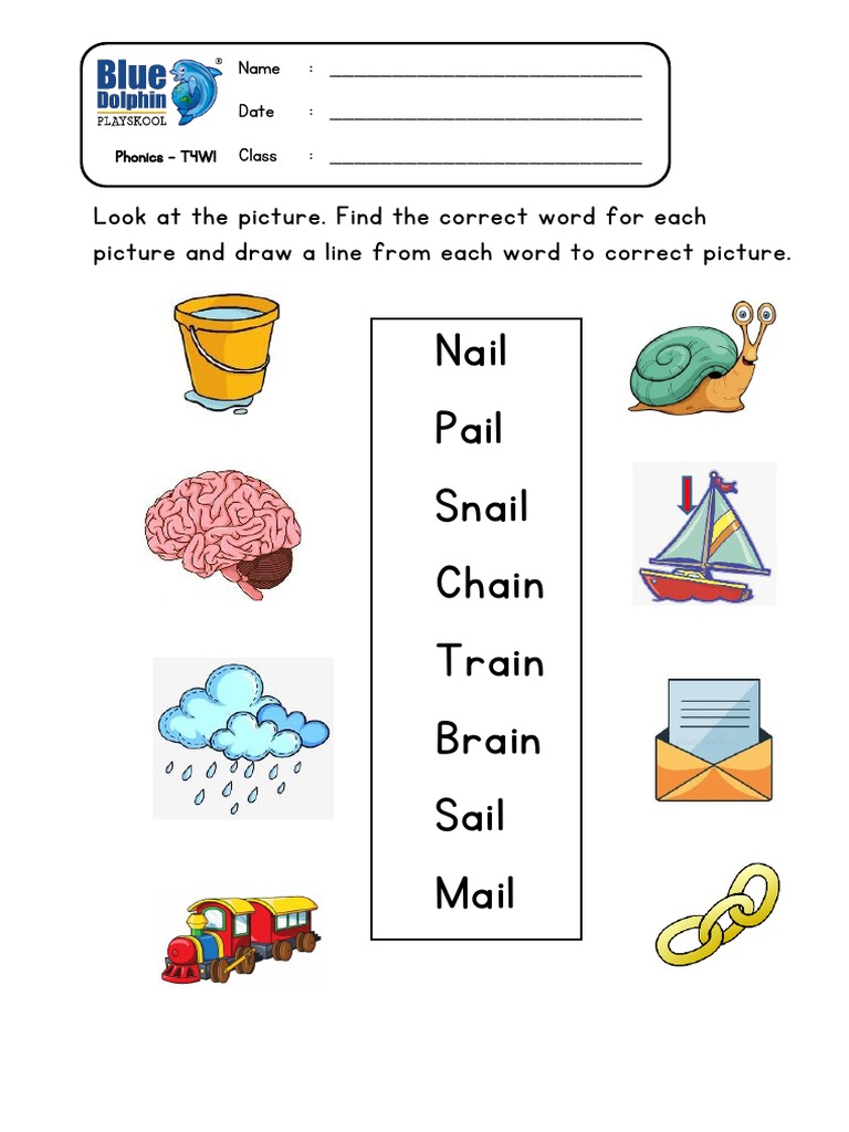 ENGLISH-Day 1 - 29 March - Long Vowel Ai | PDF