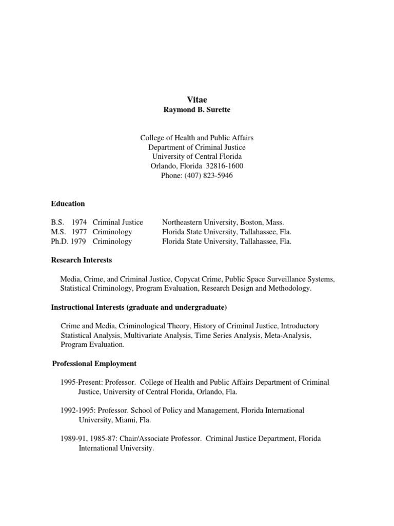 Ray Surette (2007) | PDF | Criminal Justice | Crime & Violence