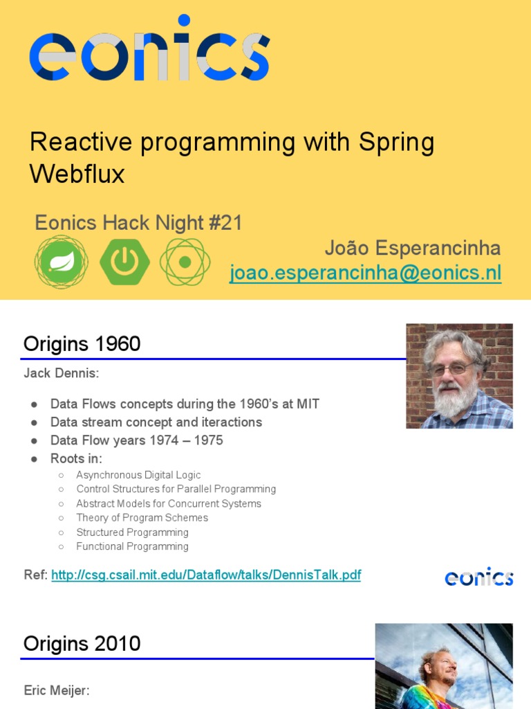 Reactive Programming With Spring Webflux Pdf Object Computer Science Computer Programming