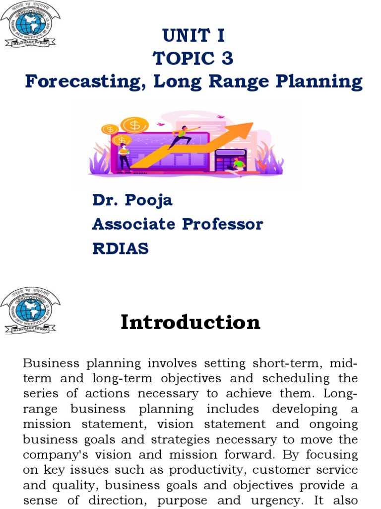 2 Long Range Planning | PDF | Goal | Forecasting