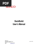 Silvaco TCAD Tutorial MOS | PDF | Doping (Semiconductor) | Semiconductors