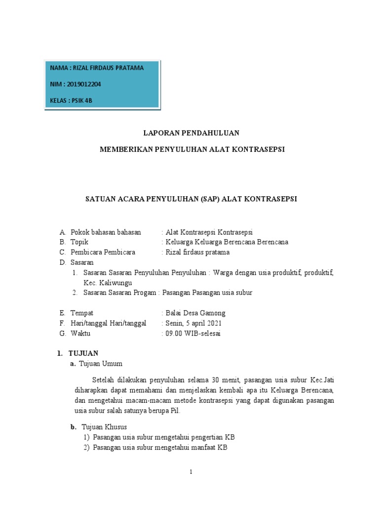 Rizal Firdaus Pratama 2019012204 | PDF
