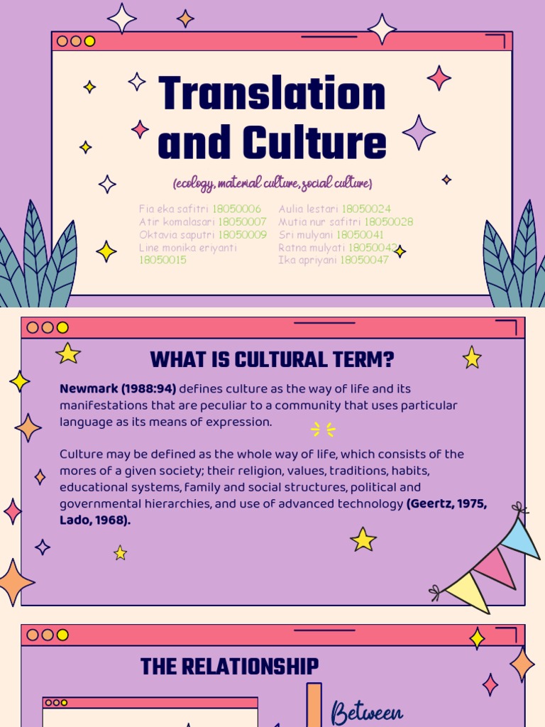 Translation & Culture | Download Free PDF | Material Culture | Translations