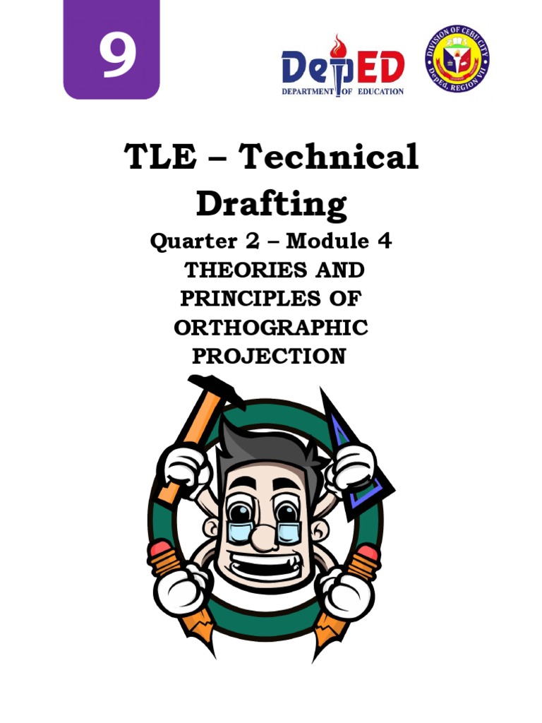 TLE - Drafting 9 - W4 - Q2 | PDF | Technical Drawing | Space