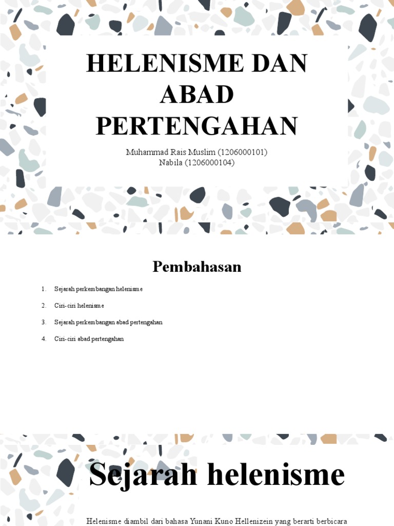 10 Helenisme Dan Abad Pertengahan | PDF