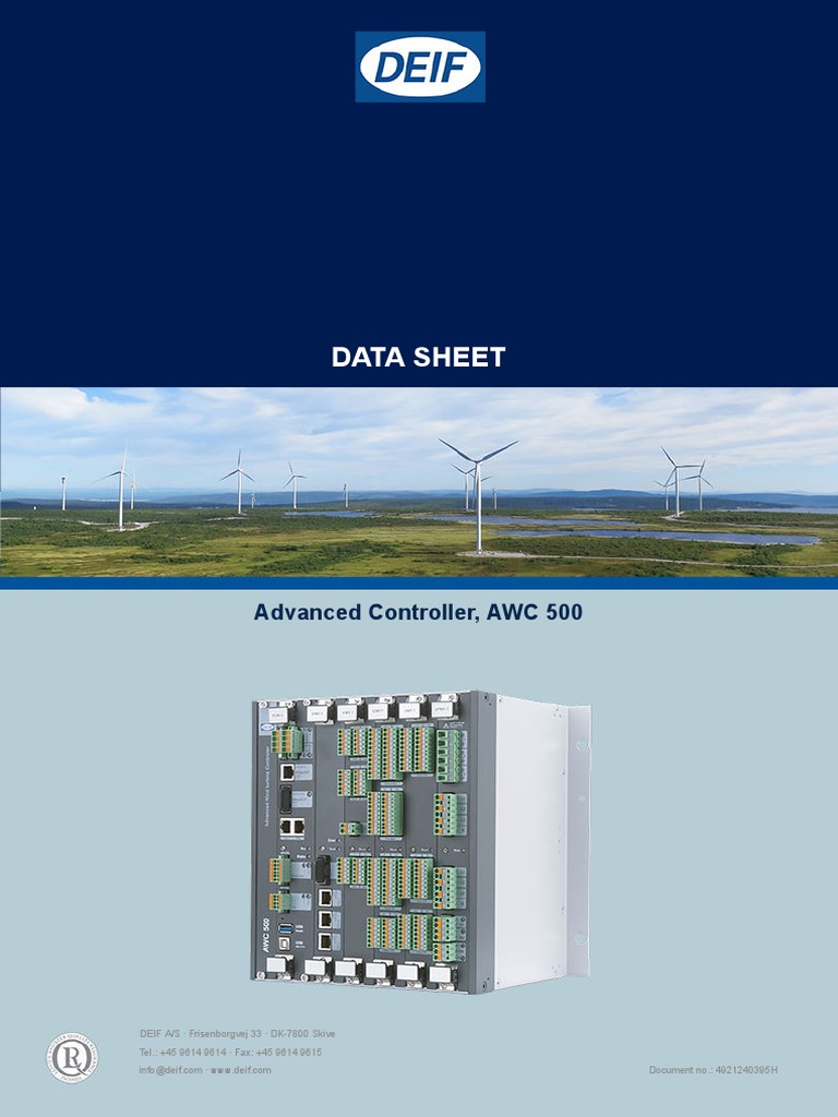 AWC 500 Data Sheet 4921240395 UK | PDF | Electromagnetic Compatibility ...