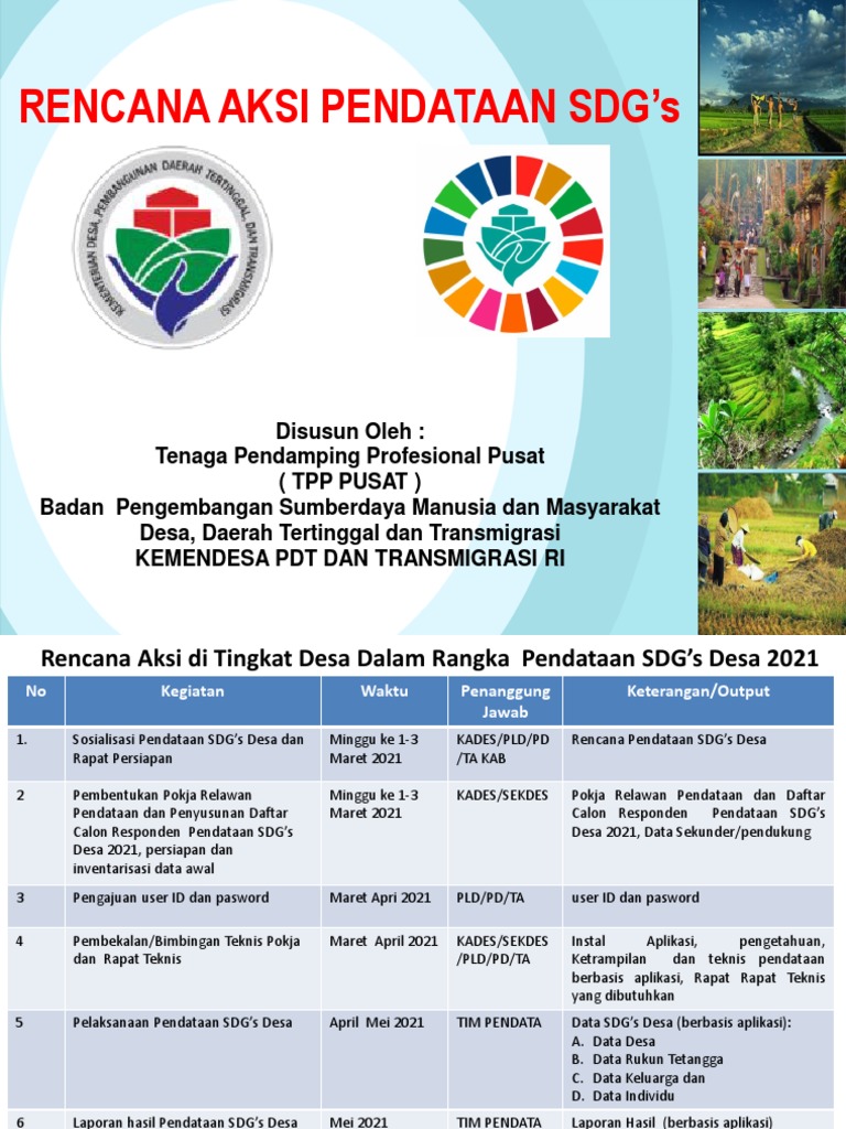 PB 4. RKTL Pendataan SDG's | PDF