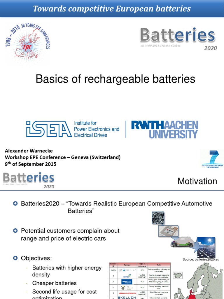 Basics of Battery | PDF | Lithium Ion Battery | Rechargeable Battery