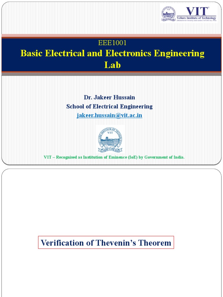 Basic Electrical and Electronics Engineering Lab | Download Free PDF ...
