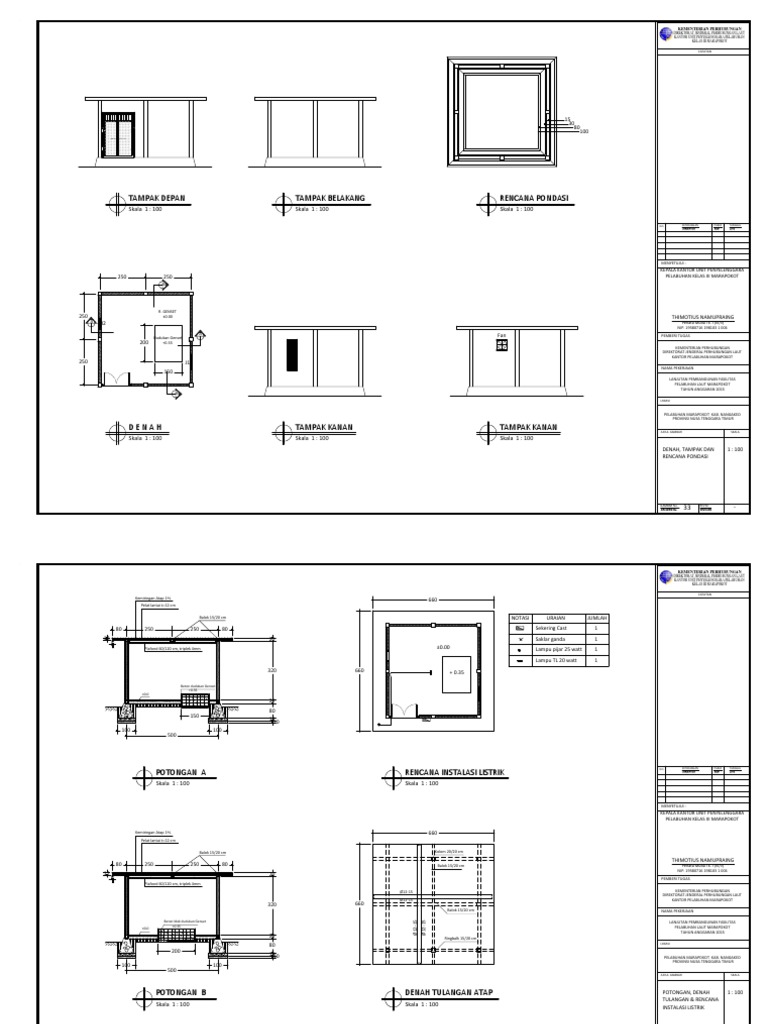 Gambar Rumah Genset | PDF
