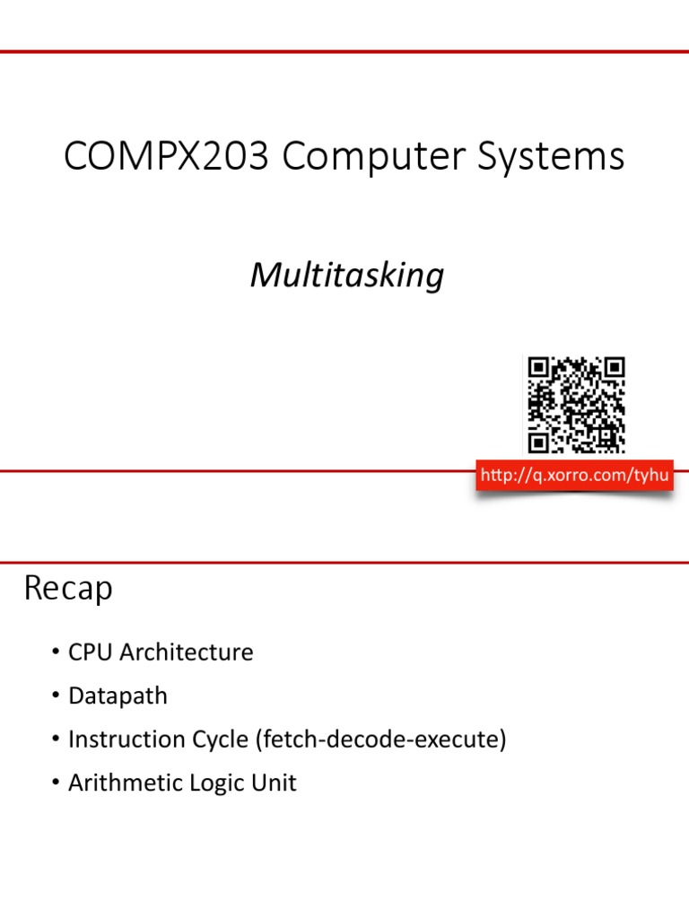 CPU-Sharing Techniques for Multitasking Systems | PDF | Process (Computing) | Scheduling (Computing)
