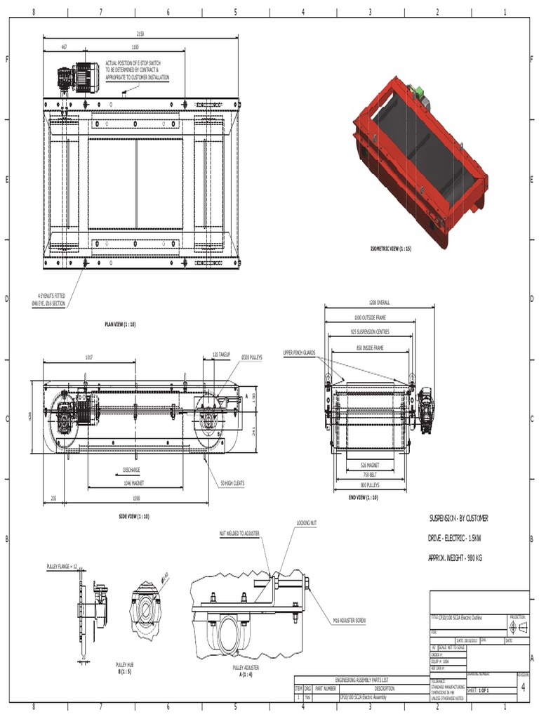 Fintec 1107 Magnet Assembly Drawing Electric | PDF | Electric Motor ...