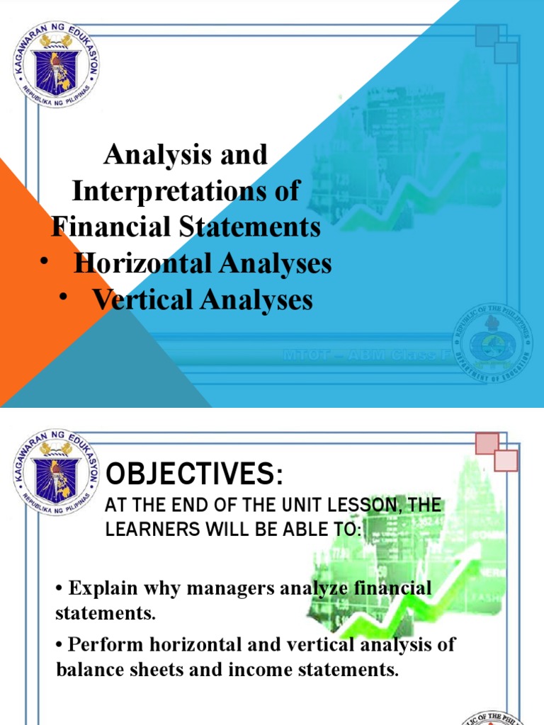 Analysis and Interpretation of Financial Statements | PDF | Balance ...