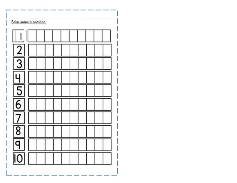 Salin Semula Nombor | PDF