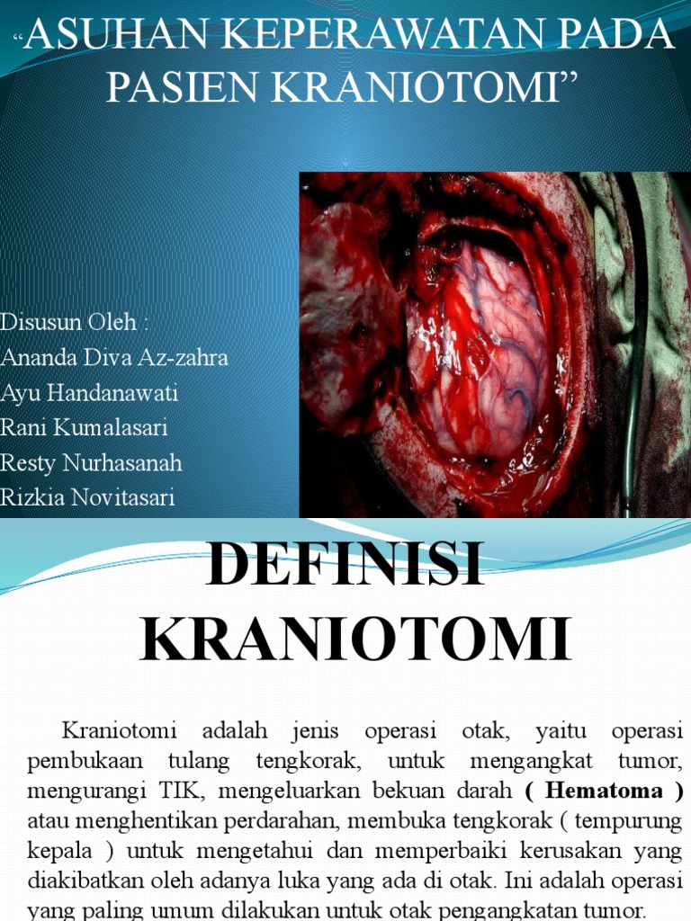 Asuhan Keperawatan Pada Pasien Kraniotomi | PDF | Pengembangan Diri ...