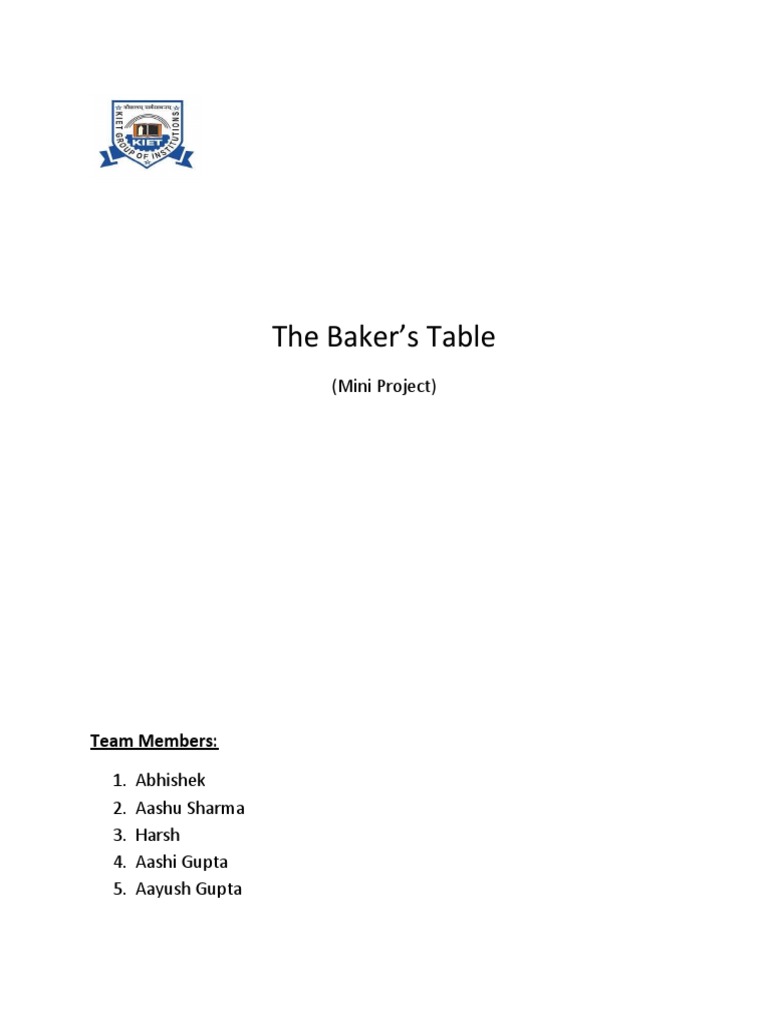 Bakery Business Plan | PDF | Biscuit | Bakery