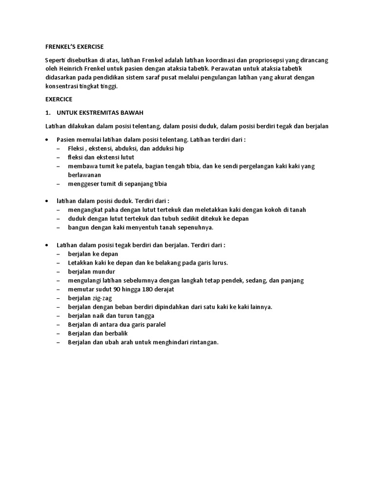 Frenkels Exercise | PDF