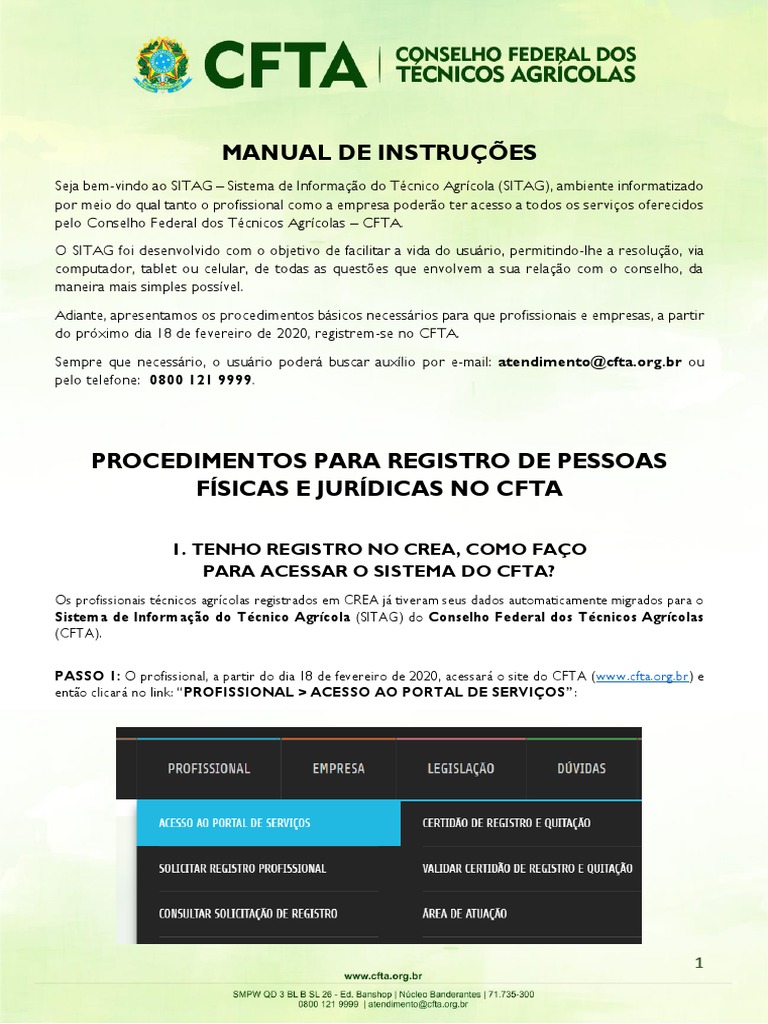 Tutorial para Acesso Ao CFTA | PDF | Business | Computação e Tecnologia ...