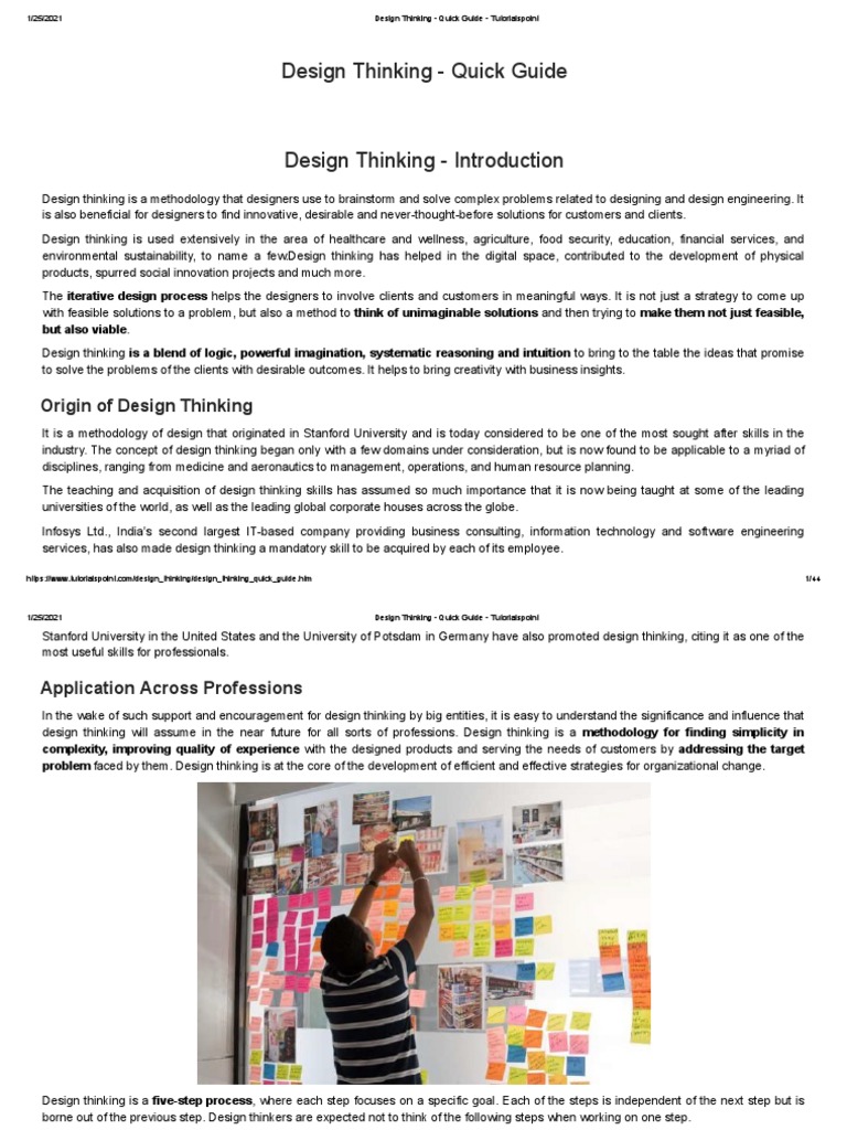 Design Thinking Quick Guide SEO | PDF | Design Thinking | Design