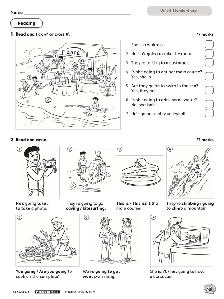 Unit 6 Standard Test | PDF