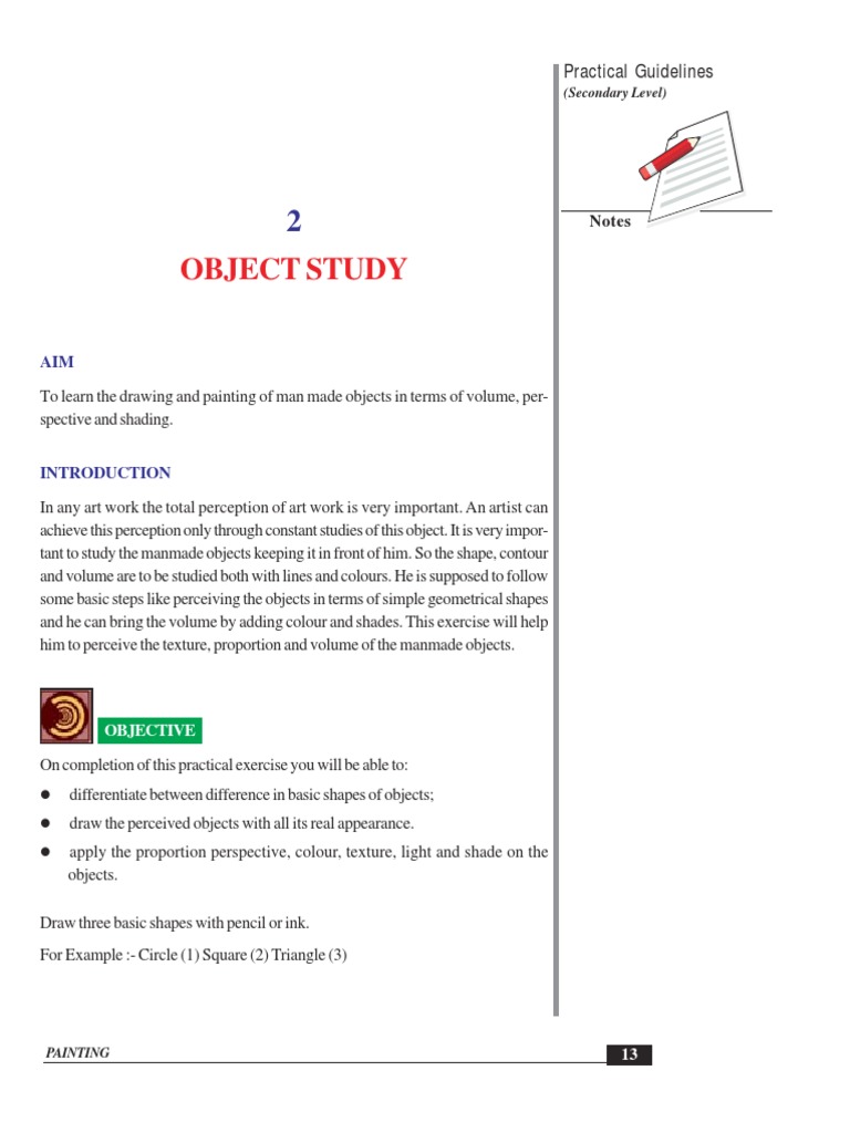 Drawing - Object Study | PDF | Shape | Drawing