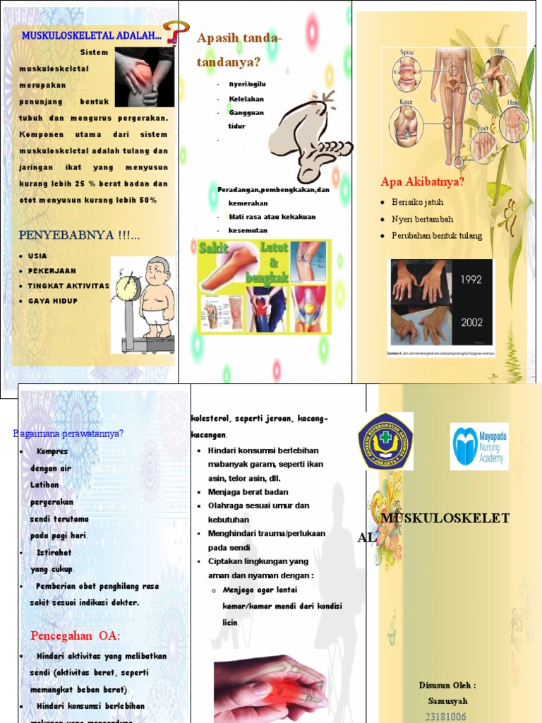 Leaflet Muskuloskeletal Sam | PDF
