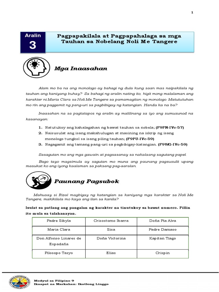 Filipino 9 Q4 Week 3