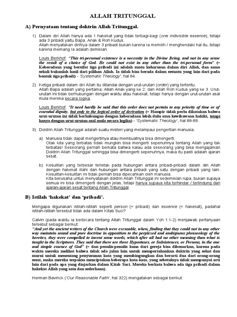 Trinity | PDF