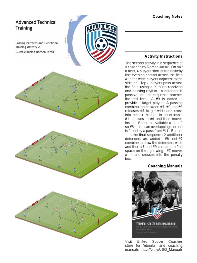 Handout Master - Passing Patterns and Functional Training 2 | PDF