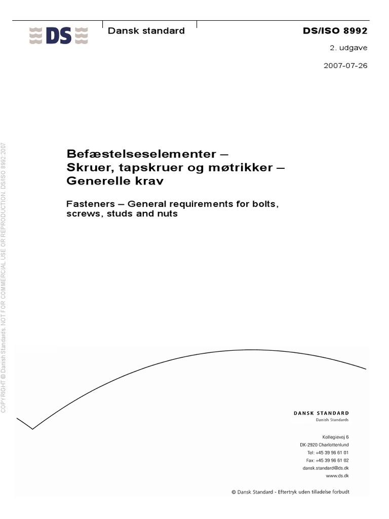 Iso 8992 | PDF