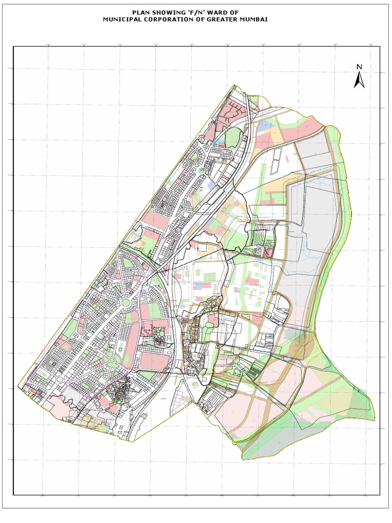 Plan Showing 'F/N' Ward of Municipal Corporation of Greater Mumbai | PDF