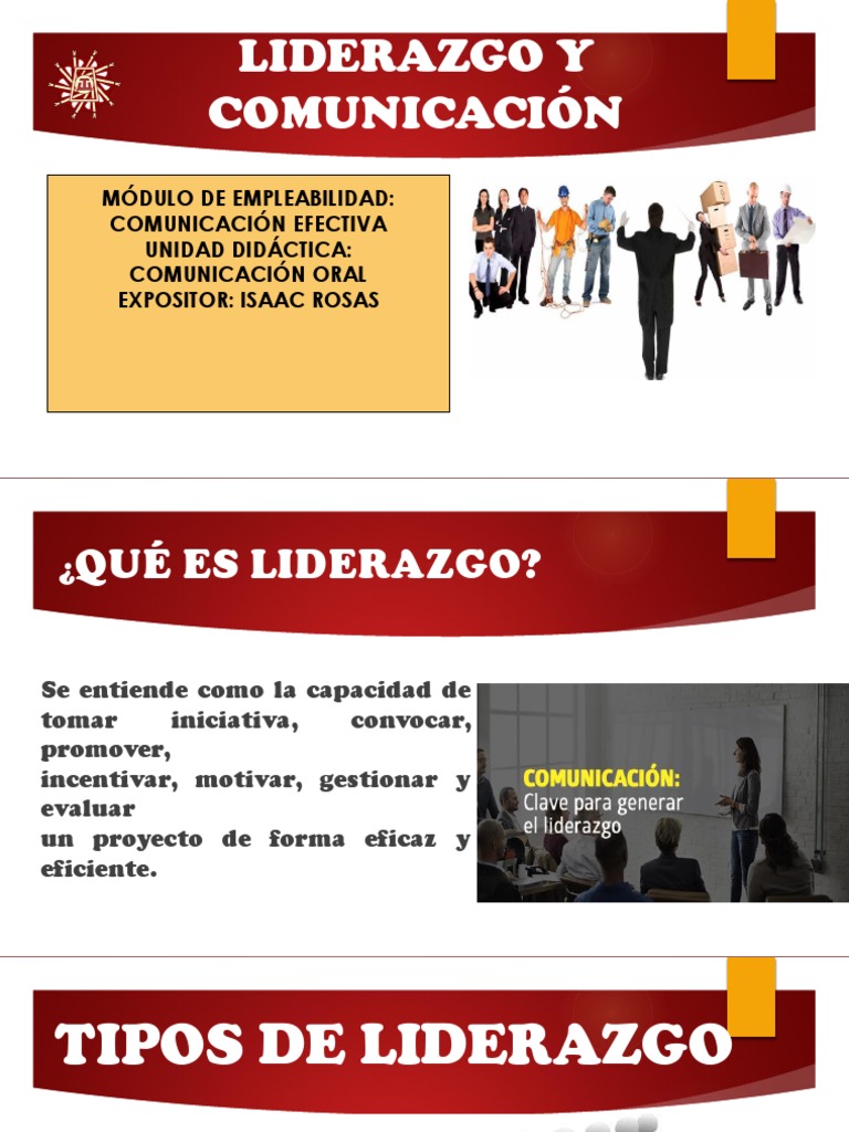 Liderazgo y Comunicación | PDF | Liderazgo | Conceptos psicologicos
