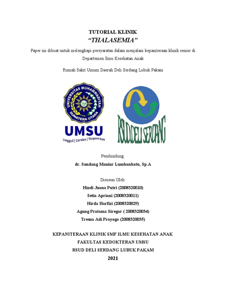 Tutorial Klinik | PDF | Kesehatan Holistik | Sains & Matematika