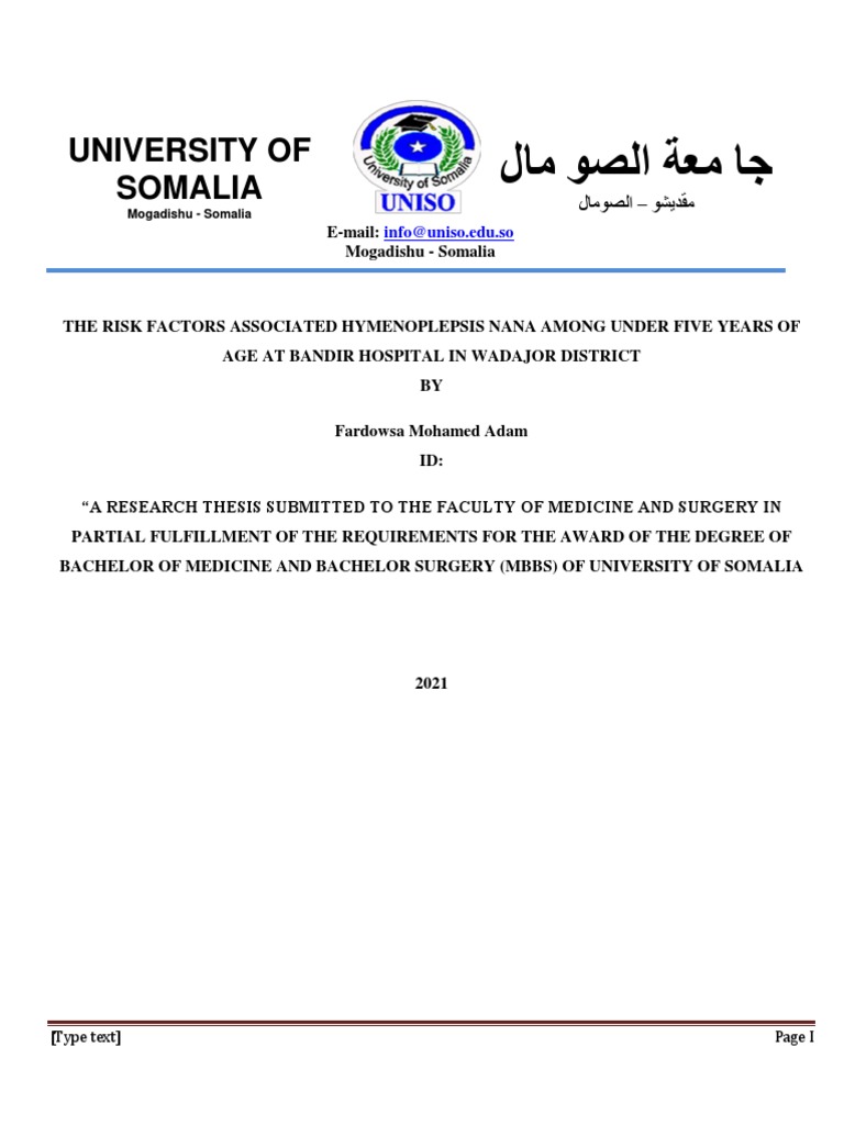 DR Fardowsa Mohamed Adam Last Update | PDF | Medical Specialties | Wellness